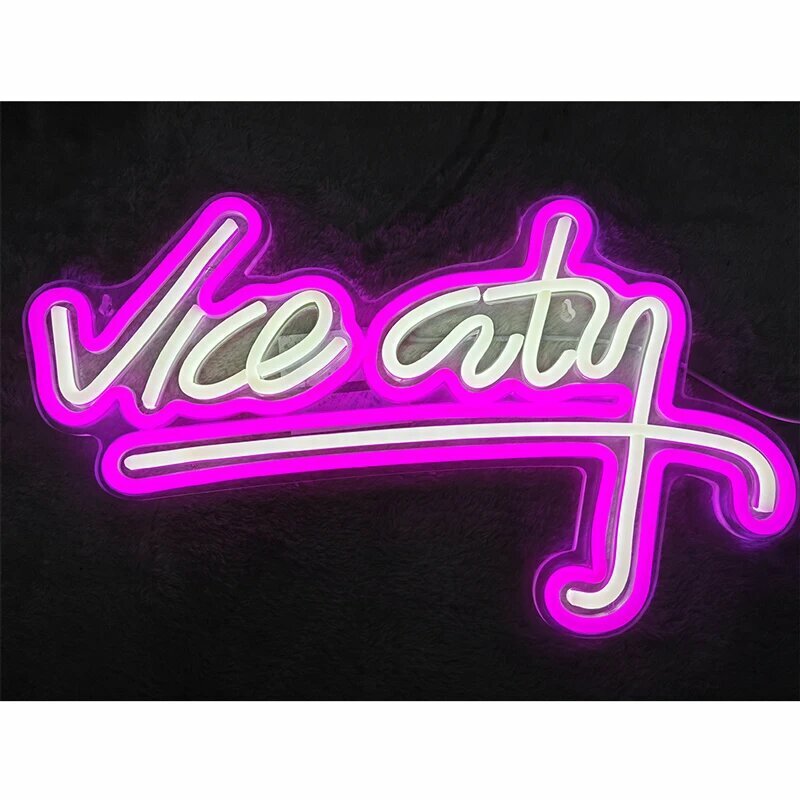 Неоновая вывеска Vice City