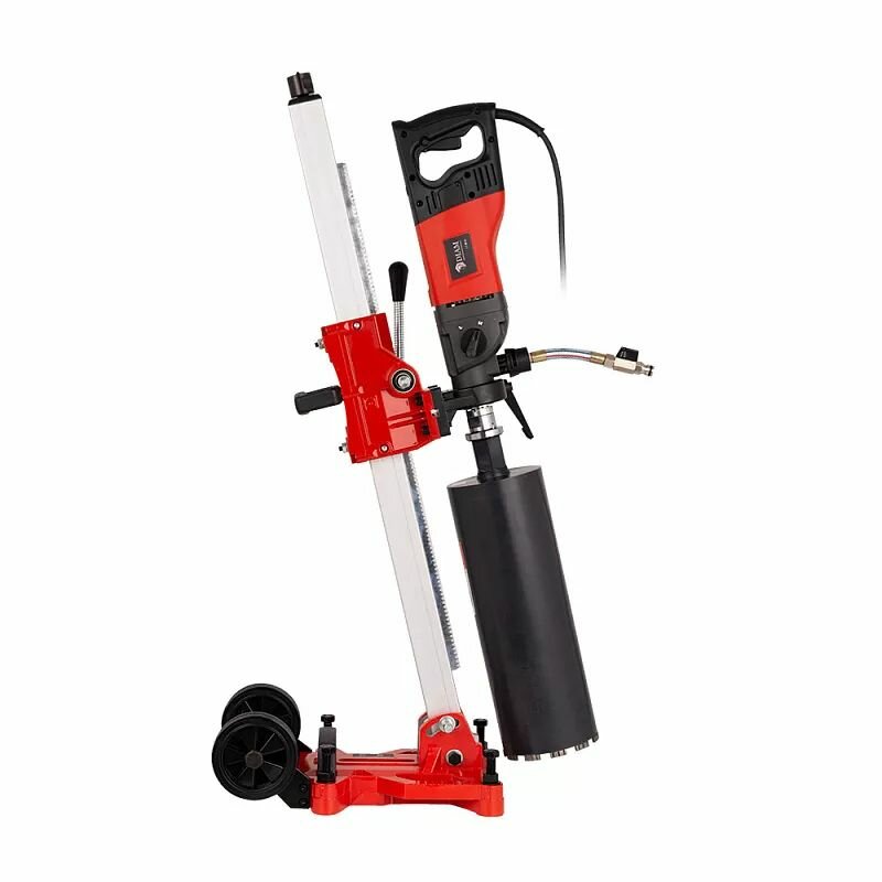 Сверлильная машина "ML-160/2HIT" комплект: 1.9 квт, сухое и мокрое сверление, арт.620088 + стойка наклонная арт. 620078 + зажимное кольцо арт.620090) 2 места)