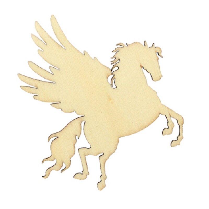 Деревянные заготовки (лазерные вырубки) для декорирования ScrapBerry's, SCB4400101, Пегас (2 шт), 6,6*7*0,2 см