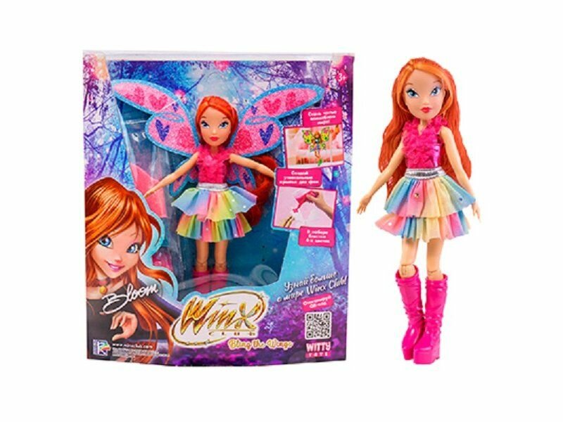 Кукла Winx Club Bling the Wings Блум с крыльями и глиттером 24 см IW01312201