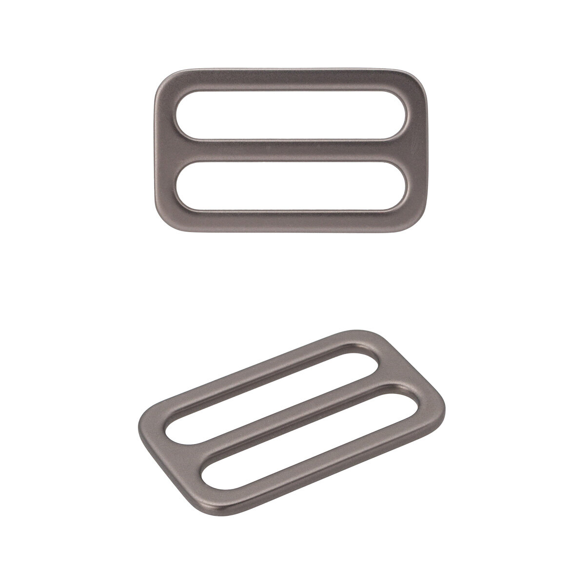 МВ 2343 Рамка-регулятор литая плоская 25мм (31*19мм) металл (Pewter олово (черный никель)), 6 шт