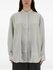 Топ Studio Nicholson Stripe collarless top, размер 10, серый