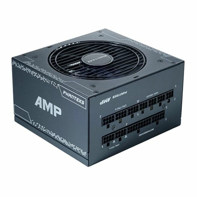 Блок питания Phanteks AMP Black Gold V2 1000W (PH-P1000G_BK02) черный - 80+ Gold, ATX 20+4 пин, 4 pin + 4 pin x2 CPU, 10 SATA, 6 x 6+2 pin PCI-E