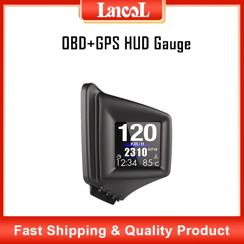 Автомобильная система A401, электронный прибор для диагностики автомобиля, с GPS, со спидометром и тестом ускорения