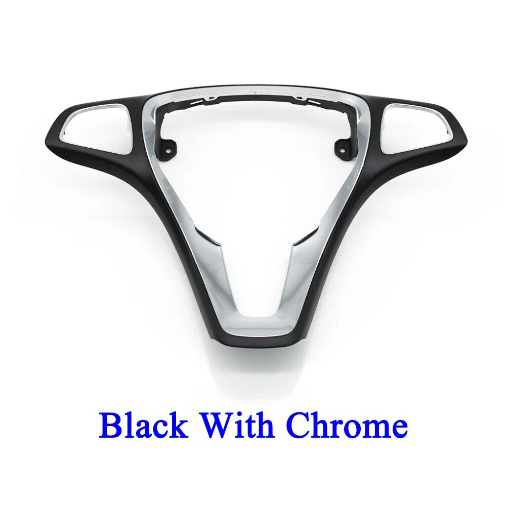 Для Mercedes Benz A B C CLA CLS W176 W246 W205 W117 W218 W213 Накладка на руль автомобиля C300 C63 CLS550 C180 C200 C260 B200, Black 1PC