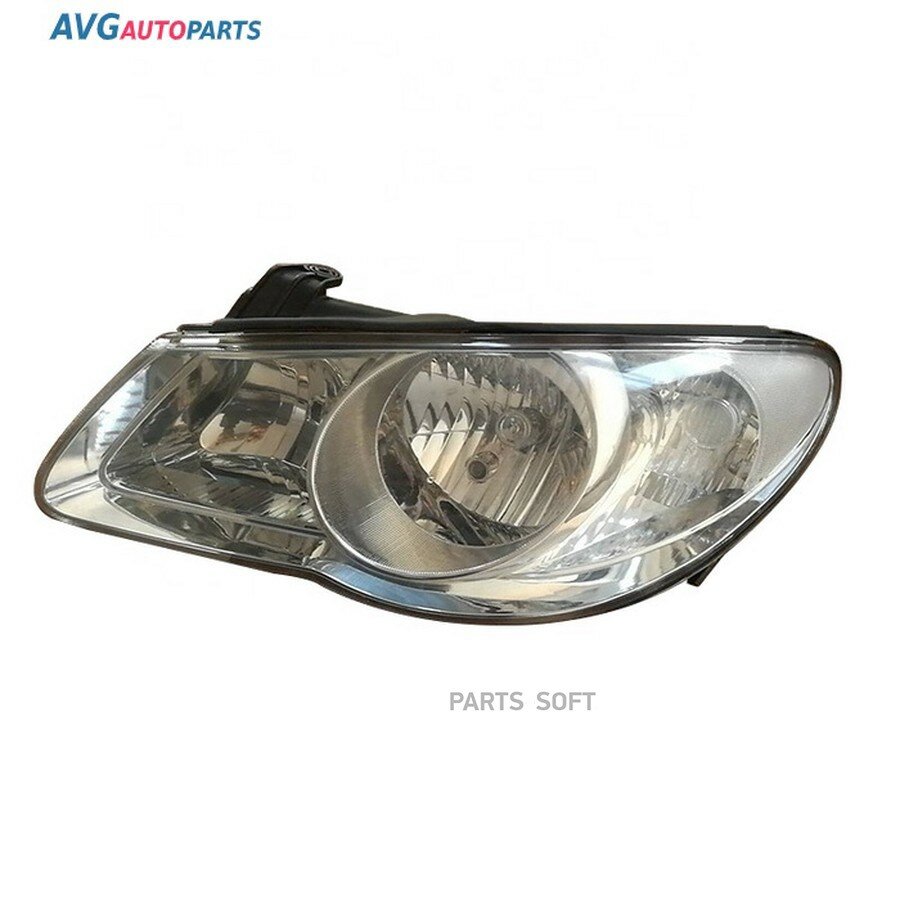 Фара механический корректор 07-10 левая AVG от официального дистрибьютора, AVG, артикул 31650123