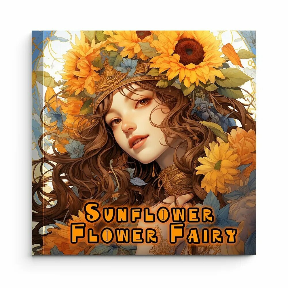 Книжка-раскраска цветочная фея, Альбом для рисования эльфы, высокое качество Книга каракулей 30 см*21 см, подходит для раскрашивания как взрослыми, так и детьми