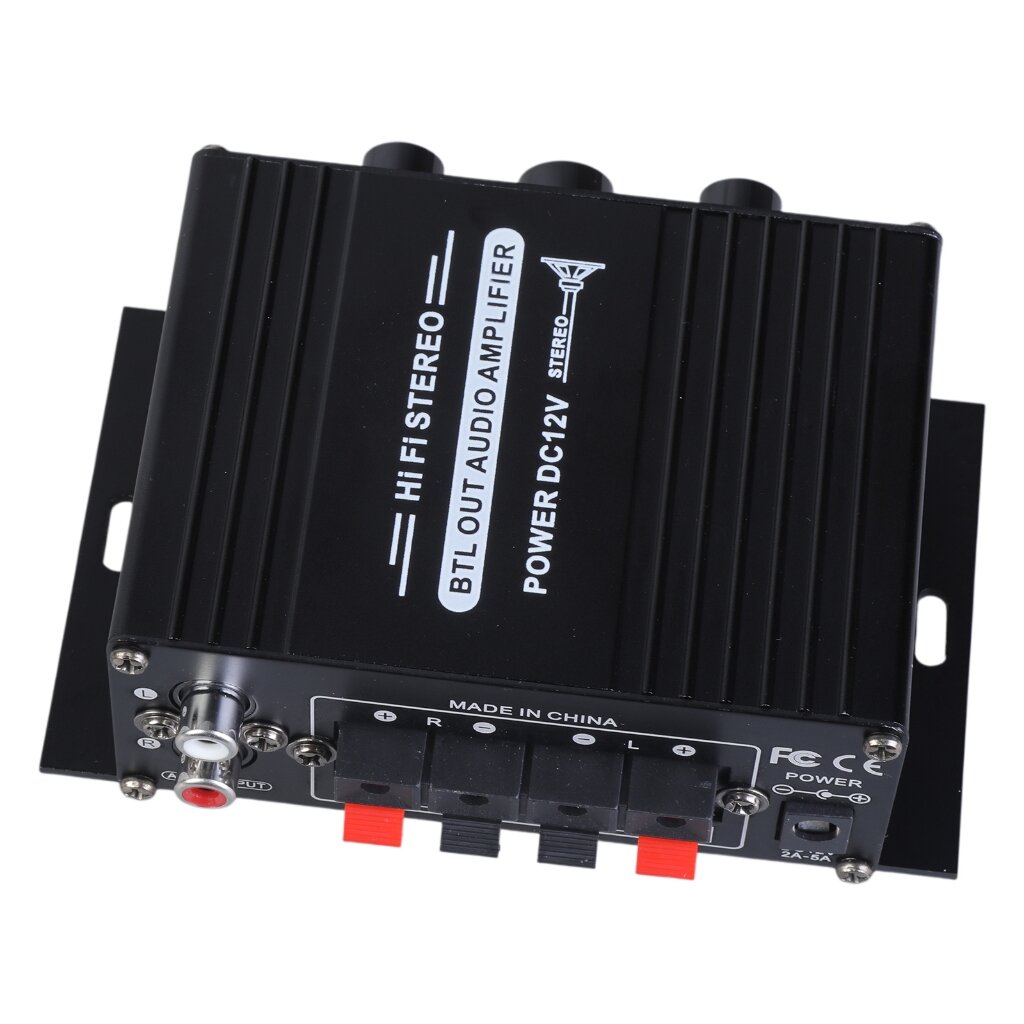 Автомобильный Усилитель Цифровой Мощности Стерео Blue LED Light Amplifier для Домашнего Кинотеатра