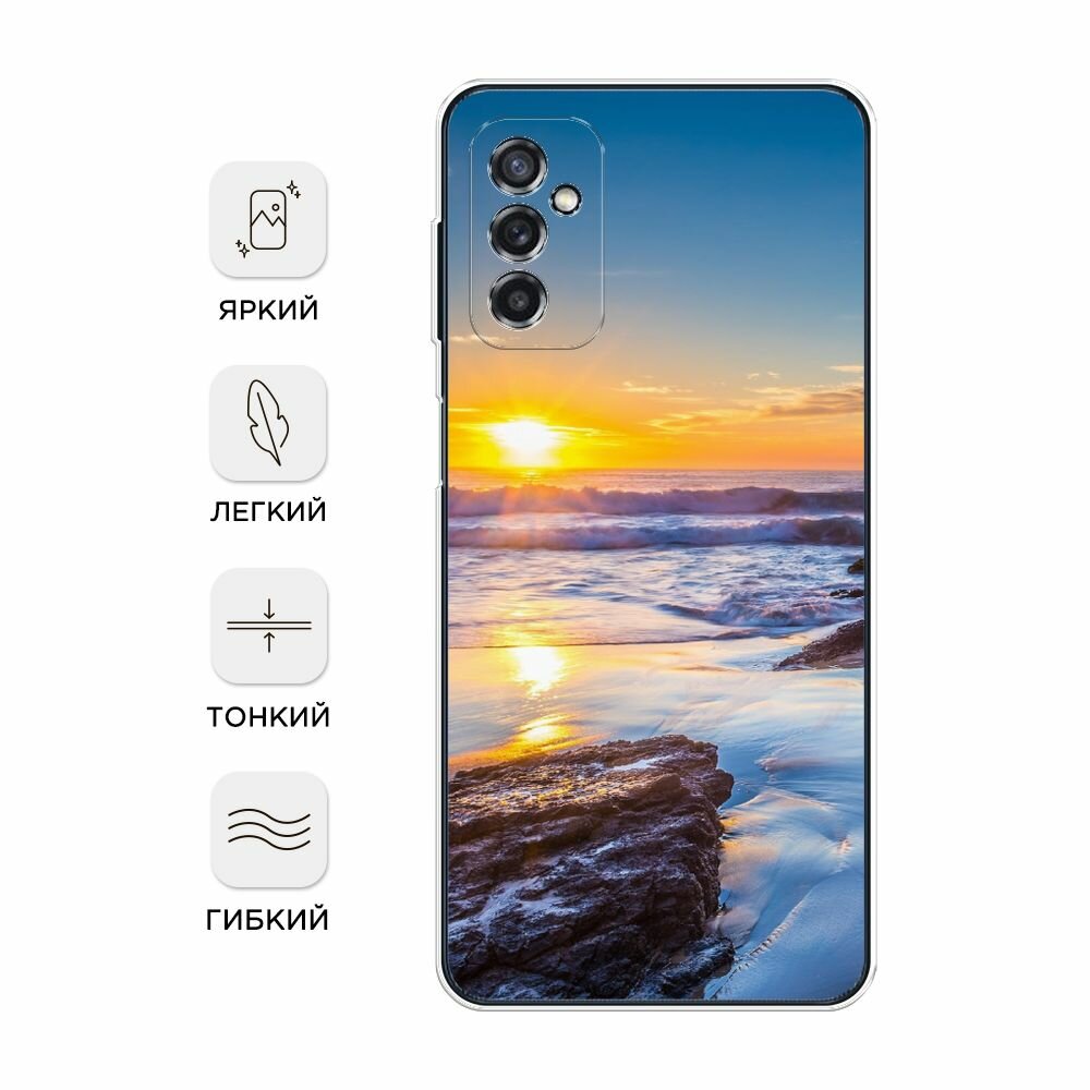 Чехол на Samsung Galaxy M52 / Самсунг Галакси M52 с принтом "Восход 6" — фото 1