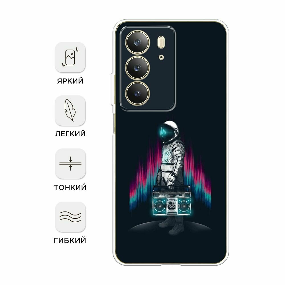 Чехол на Realme C75 4G / Реалми C75 4G с принтом "Космическая вечеринка" — фото 1