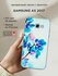 Чехол на Samsung Galaxy A5 2017 / Самсунг Галакси А5 2017 с принтом "Голубая орх...