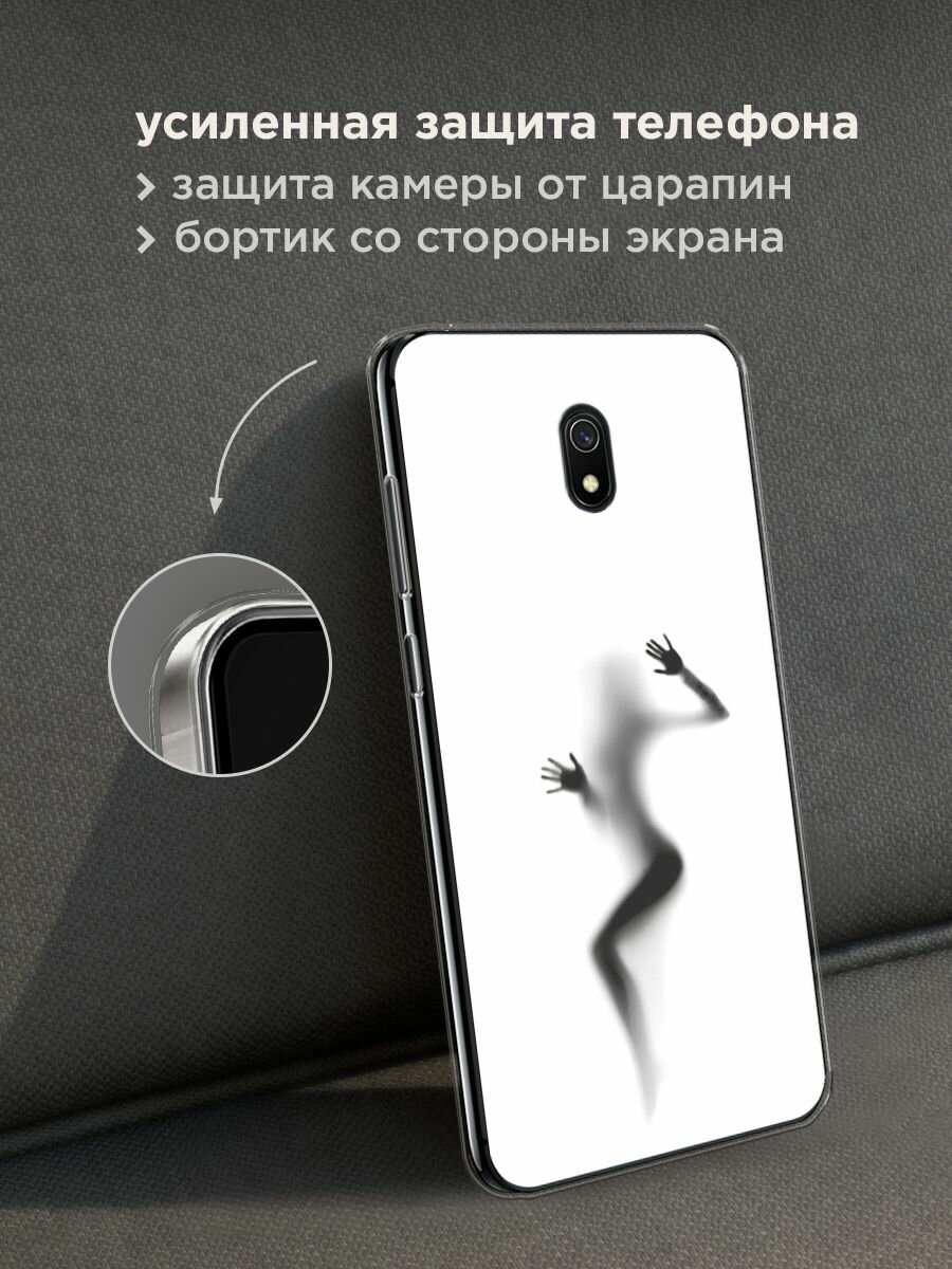 Чехол на Xiaomi Redmi 8A / Сяоми Редми 8А с принтом "Девушка в душе" — фото 1