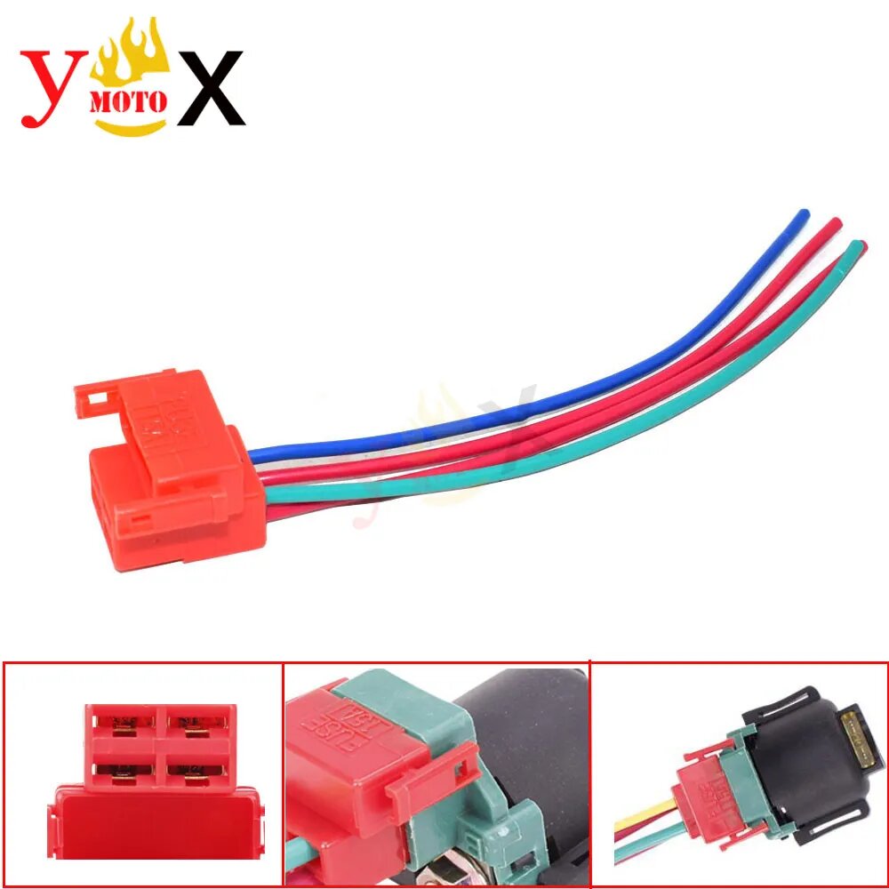 Соленоидное реле стартера мотоцикла, соединительный провод для Honda AX-1 NX250 Magena250 CB1 1PCS