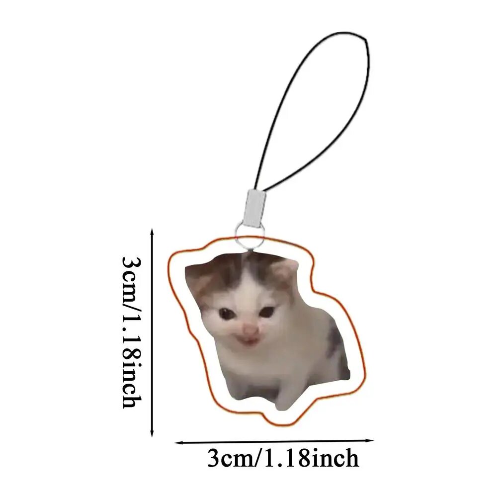 Подвеска для телефона, забавный смайлик, ремешок для мобильного телефона, декоративный смайлик для кошки, собаки, смайлик, ремешок для смартфона, забавный брелок, подвеска для рюкзака, сумки A