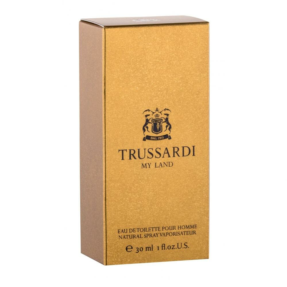 Trussardi My Land туалетная вода 30 мл, парфюмерная композиция для мужчин