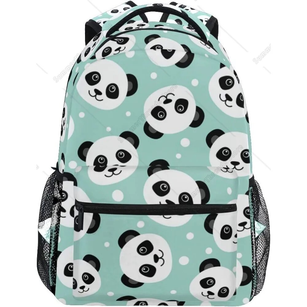 Милый школьный рюкзак Panda для детей девочки / мальчики подростки книжная сумка студенческие рюкзаки путешествия дневной рюкзак через плечо средний
