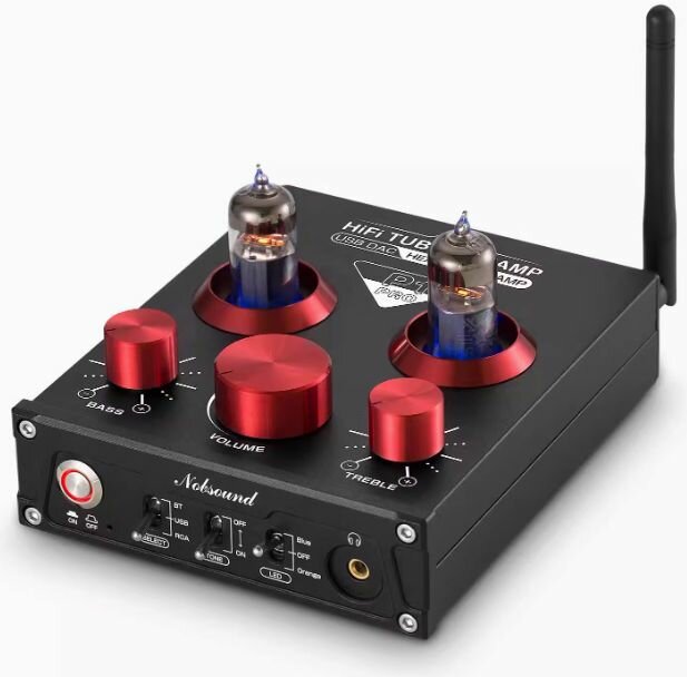 Douk Audio P1 HiFi JAN 5725 Ламповый предусилитель Bluetooth 5.0 Аудиоприемник USB ЦАП Усилитель для наушников APTX