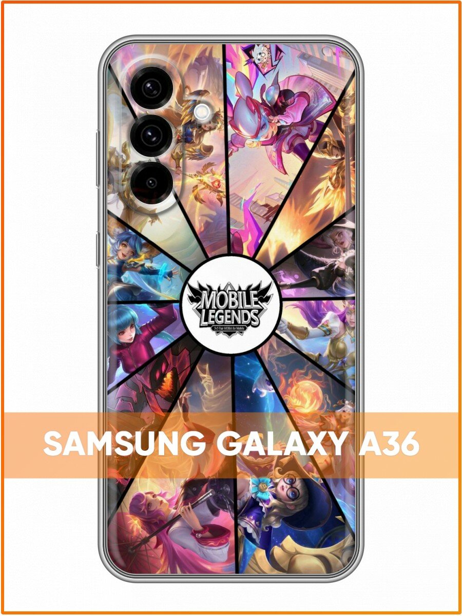 Чехол для Samsung Galaxy A36 с принтом для мальчиков Mobile Legends (Самсунг Галакси А36)