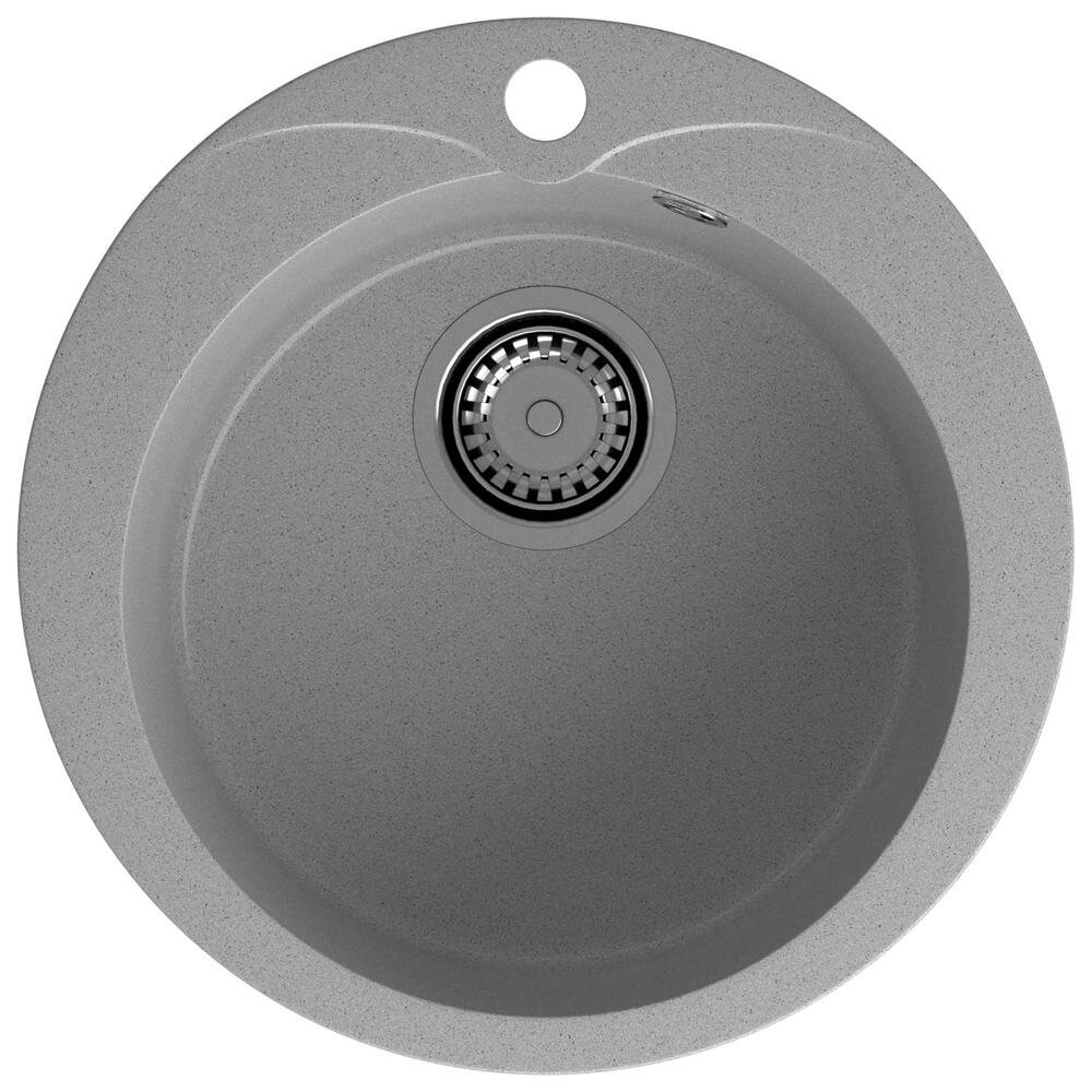 Кухонная мойка GranFest RONDO 480, серый
