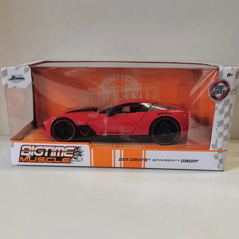 WELLY JADA 1:24 Corvette Stingray Concept металлический спортивный автомобиль