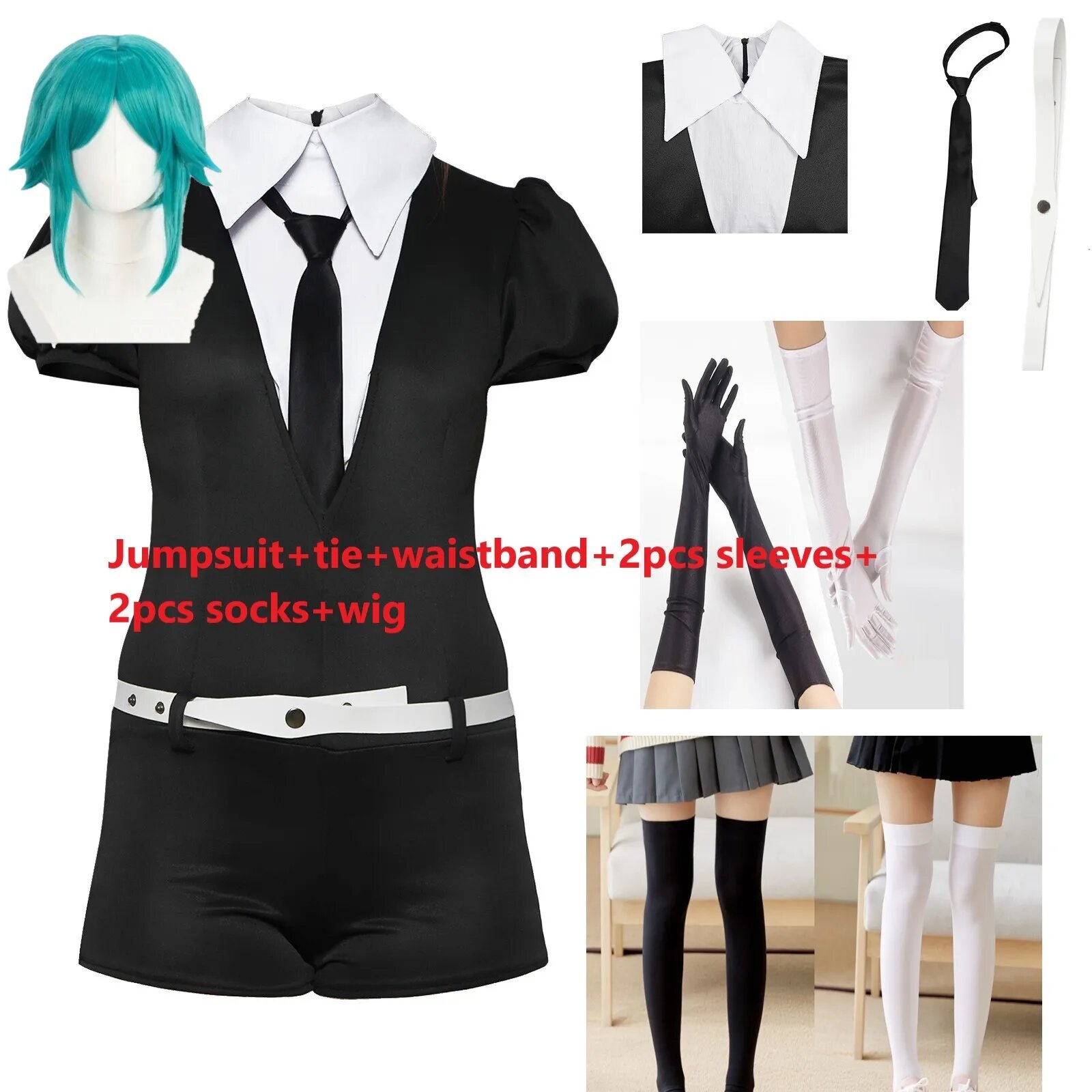 Косплей костюм «Земля блестящих бриллиантов» Jade Yellow Черный, М, A5