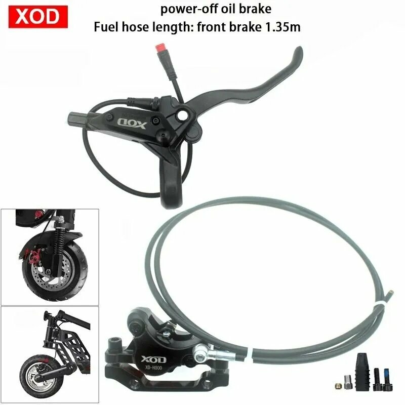 XOD Электрический скутер с гидравлическим дисковым тормозом E-Bike 140 160 мм Ротор для Zero 10X 11X KUGOO G1 G2 Pro Тормоз электронного скутера