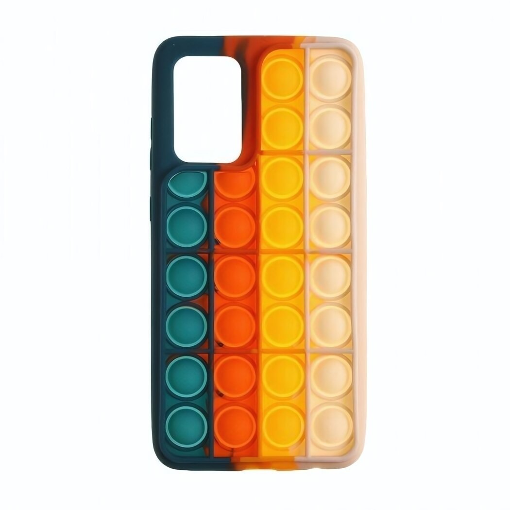 Чехол-антистресс Pop it для Samsung Galaxy A72, силиконовый, стильный, 24 кнопки