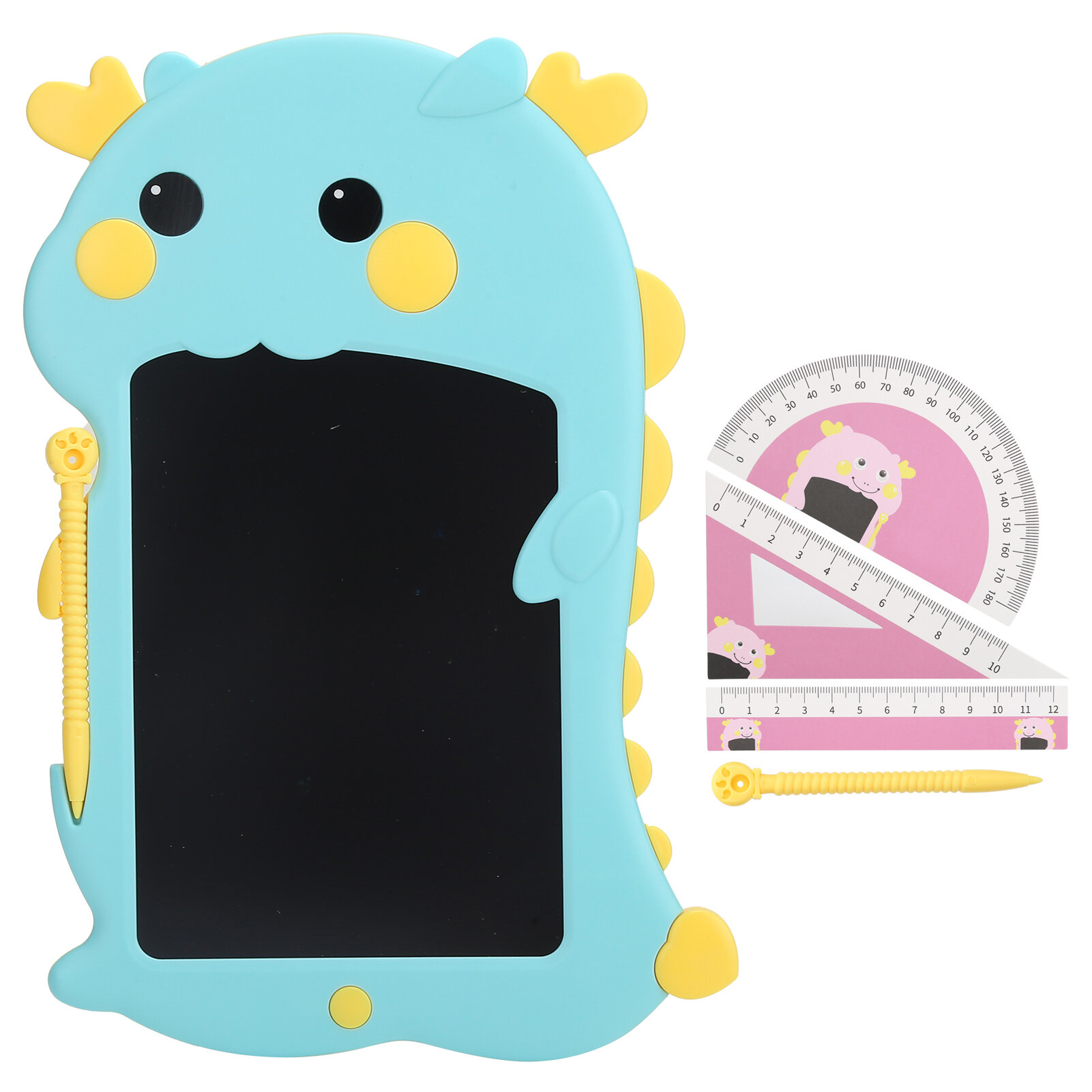 8.5" ЖК-доска, синяя, мультяшный почерк, для учебы