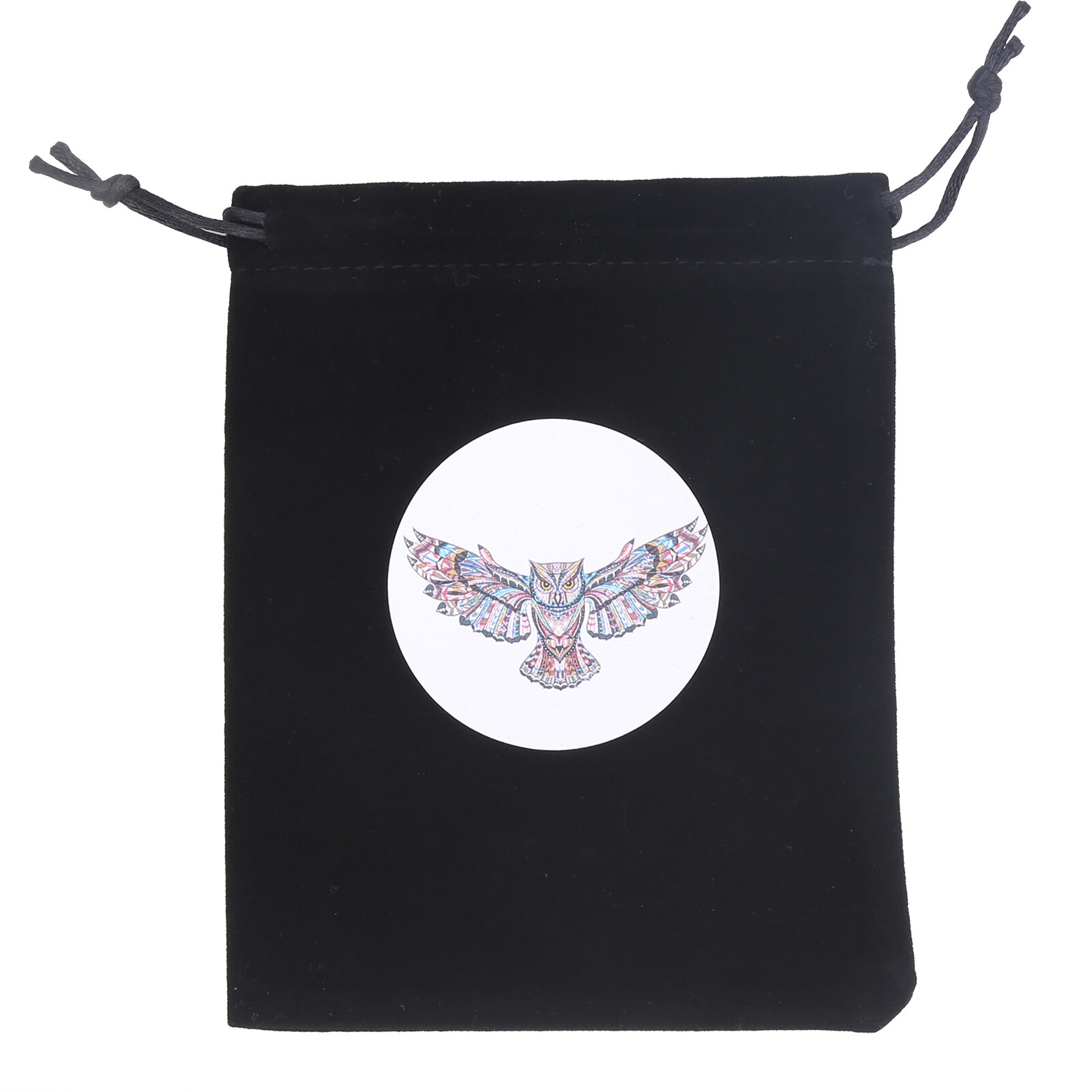 Мешочек для карт Таро 15 x 11,5 см, для хранения игральных карт, украшений, монет и аксессуаров, на завязках.