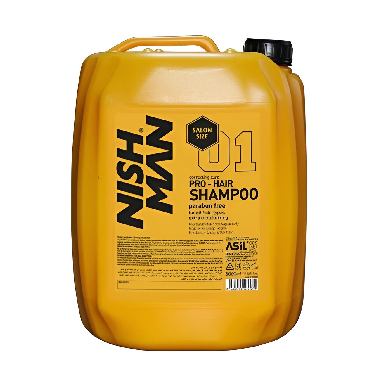 NISHMAN Мужской шампунь для волос 5000 мл для салонов и барбершопов