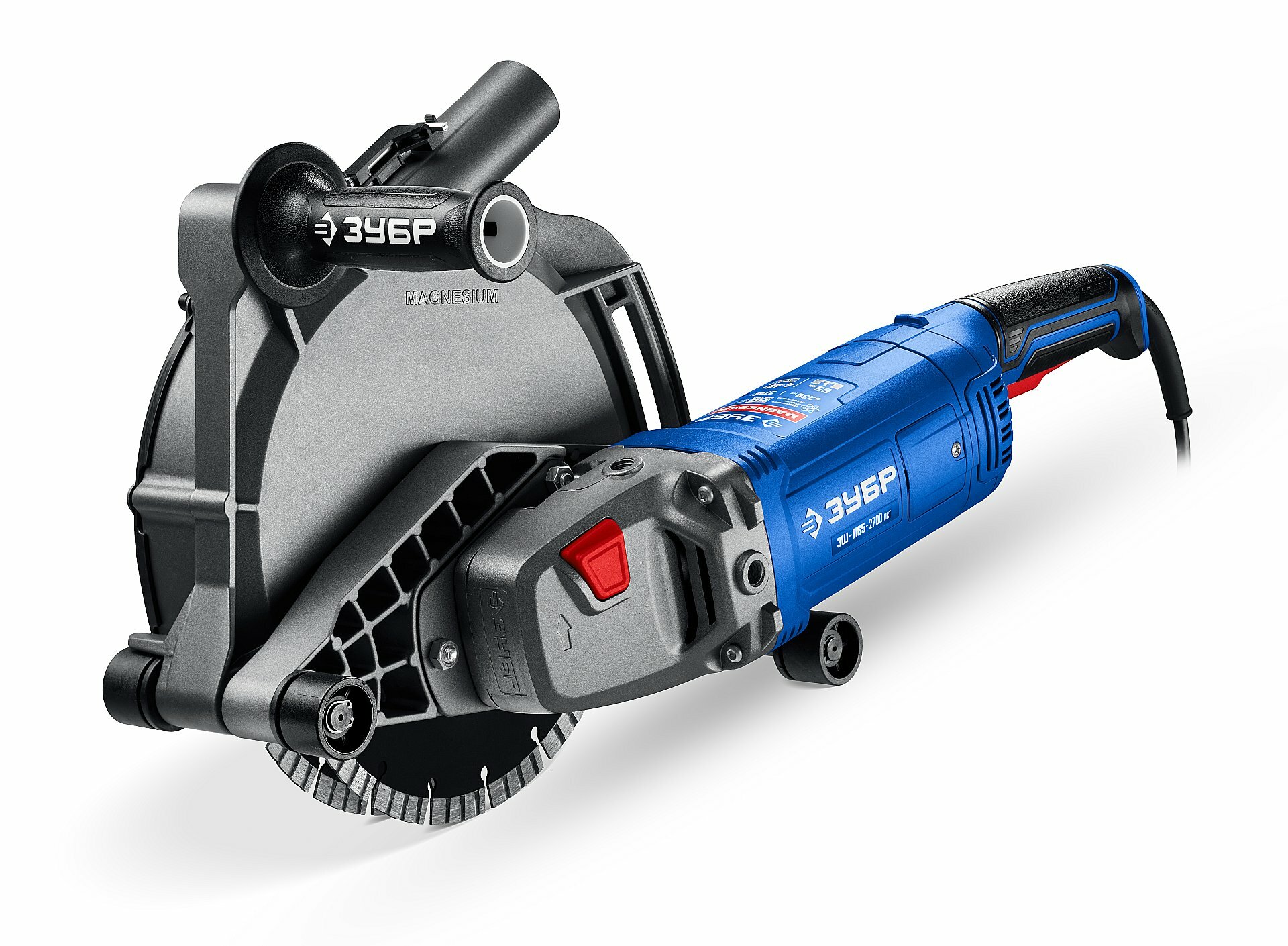 ЗУБР d 230 мм, 2700 Вт, 65 мм, штроборез (бороздодел), Профессионал (ЗШ-П65-2700 ПСТ) ЗШ-П65-2700 ПСТ