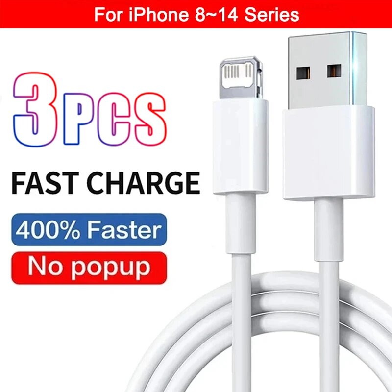 1-5 шт. 30 Вт USB-кабели для быстрой зарядки для iPhone 13 11 12 14 Pro XS Max X XR 7 8 Plus SE Оригинальный кабель для передачи данных PD Шнур быстрого зарядного устройства