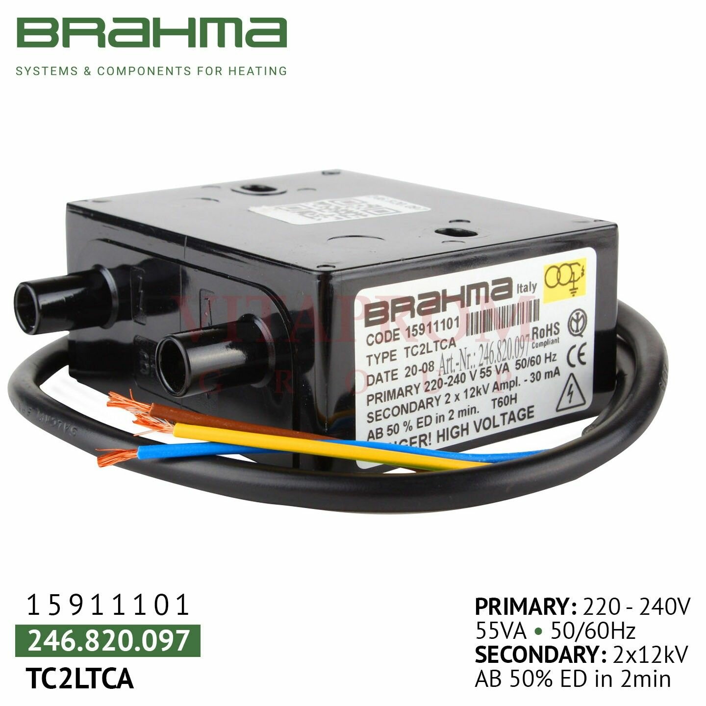 Трансформатор Brahma TC2LTCA, 15911101