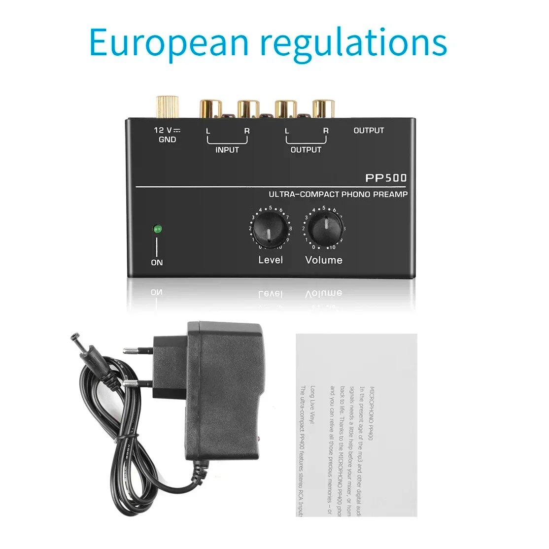 TenYua PP500 Phono Preamp с EU Plug