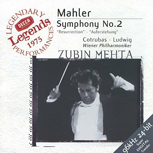Диск Mahler: Symphony No.2. Ileana Cotrubas, Christa Ludwig, Wiener Staatsopernchor, Wiener Philharmoniker, Zubin Mehta (1 CD)