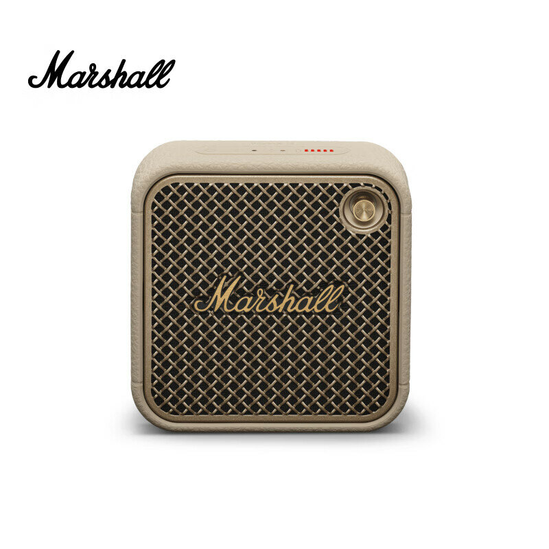 Портативная колонка Marshall Willen II Oil Paint White, Bluetooth 5.3, влагозащита IP67, эквалайзер, усилитель класса D, кремовый/белый