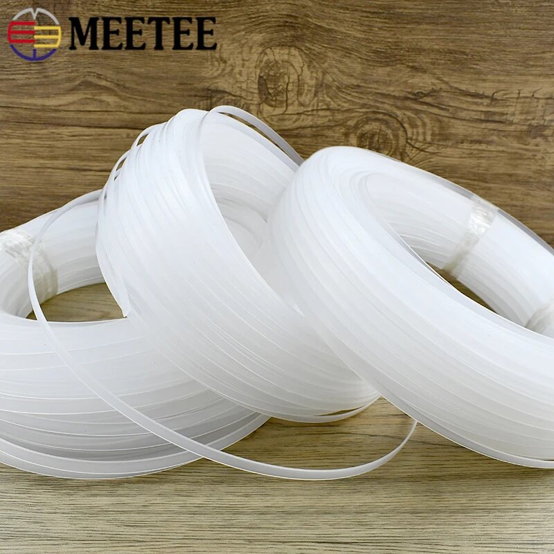 Прозрачная пластиковая лента Meetee 6mmX1.6mm 10 м