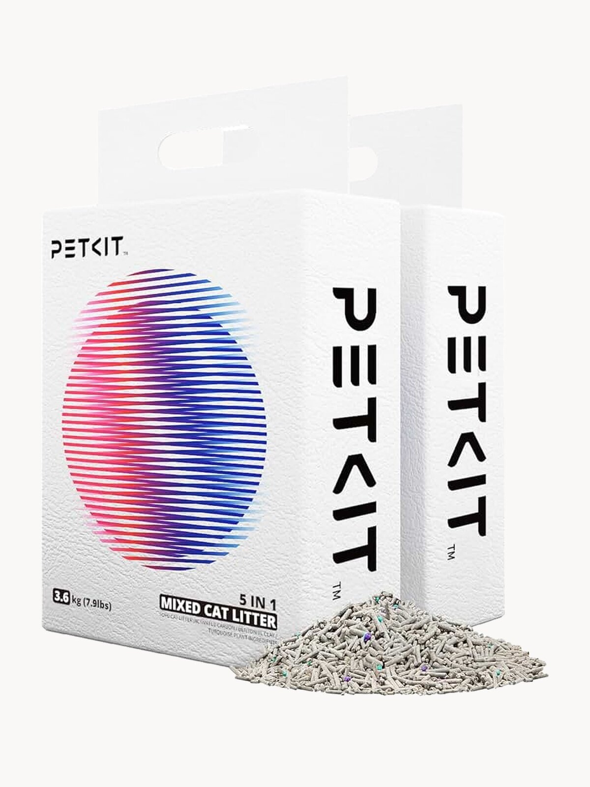 Наполнитель для кошачьего туалета комкующийся тофу 7л Petkit