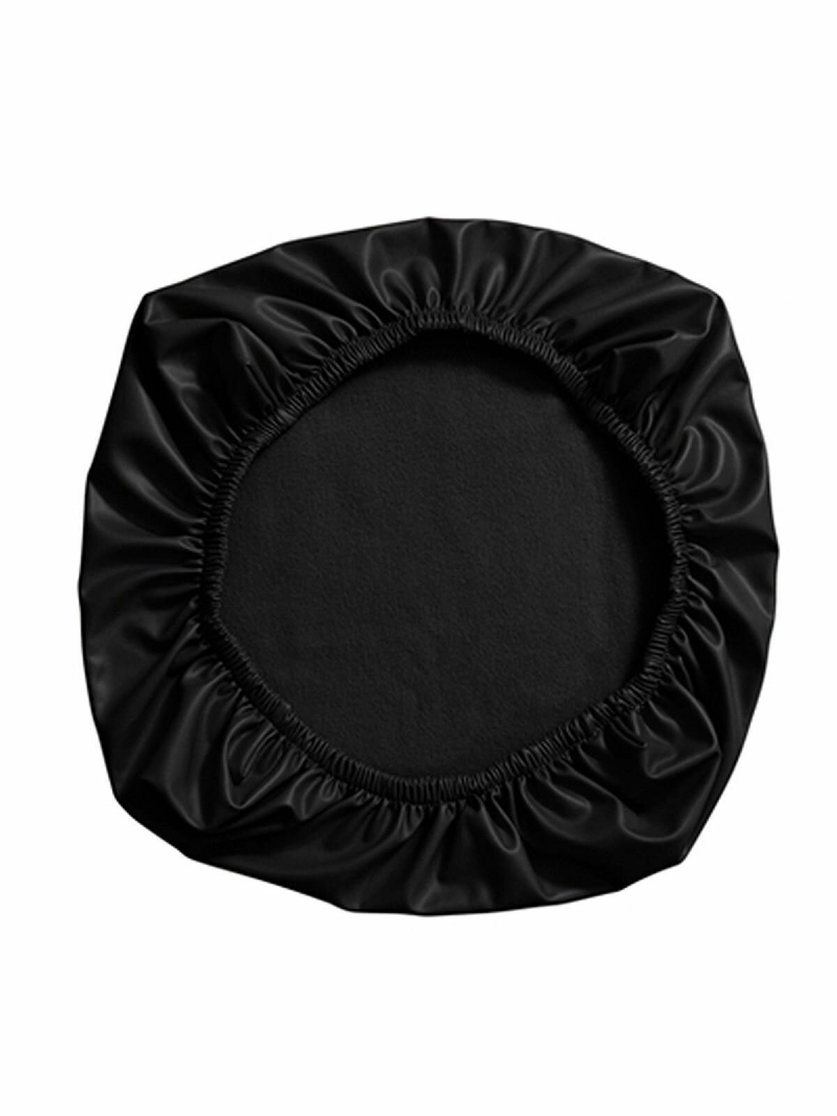 Подушканастул, Водонепроницаемый эластичный чехол для подушки из искусственной кожи для офисного кресла-черный