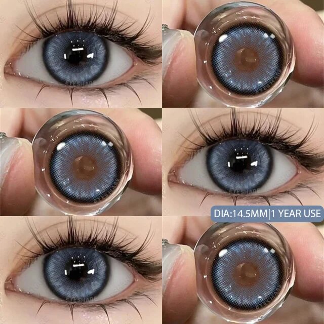 ЕYESHARE Цветные контактные линзы для голубых глаз