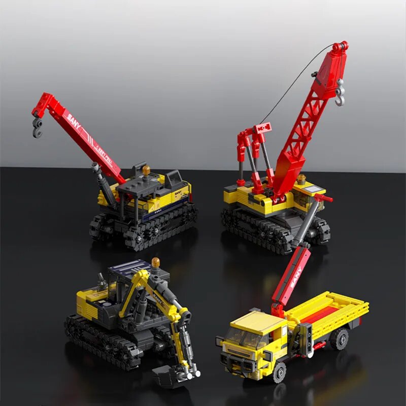 Конструктор SEMBO 4в1 Экскаватор 884pcs no box — фото 1