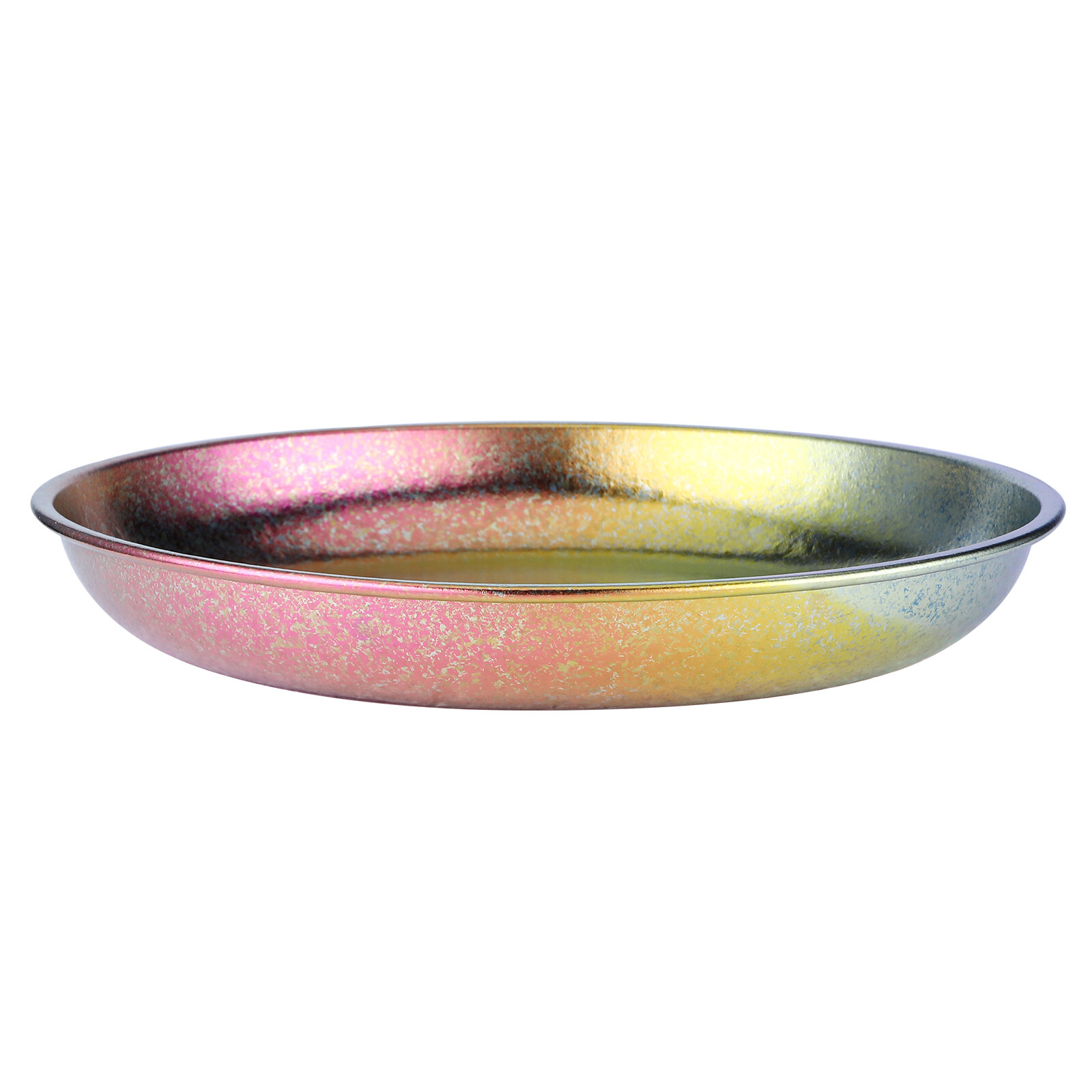 Portable Titanium Camping Plate Pure Ti Salad Durable Lightweight 800ml Capacity Outdoor BBQ Picnics Camp Plates
