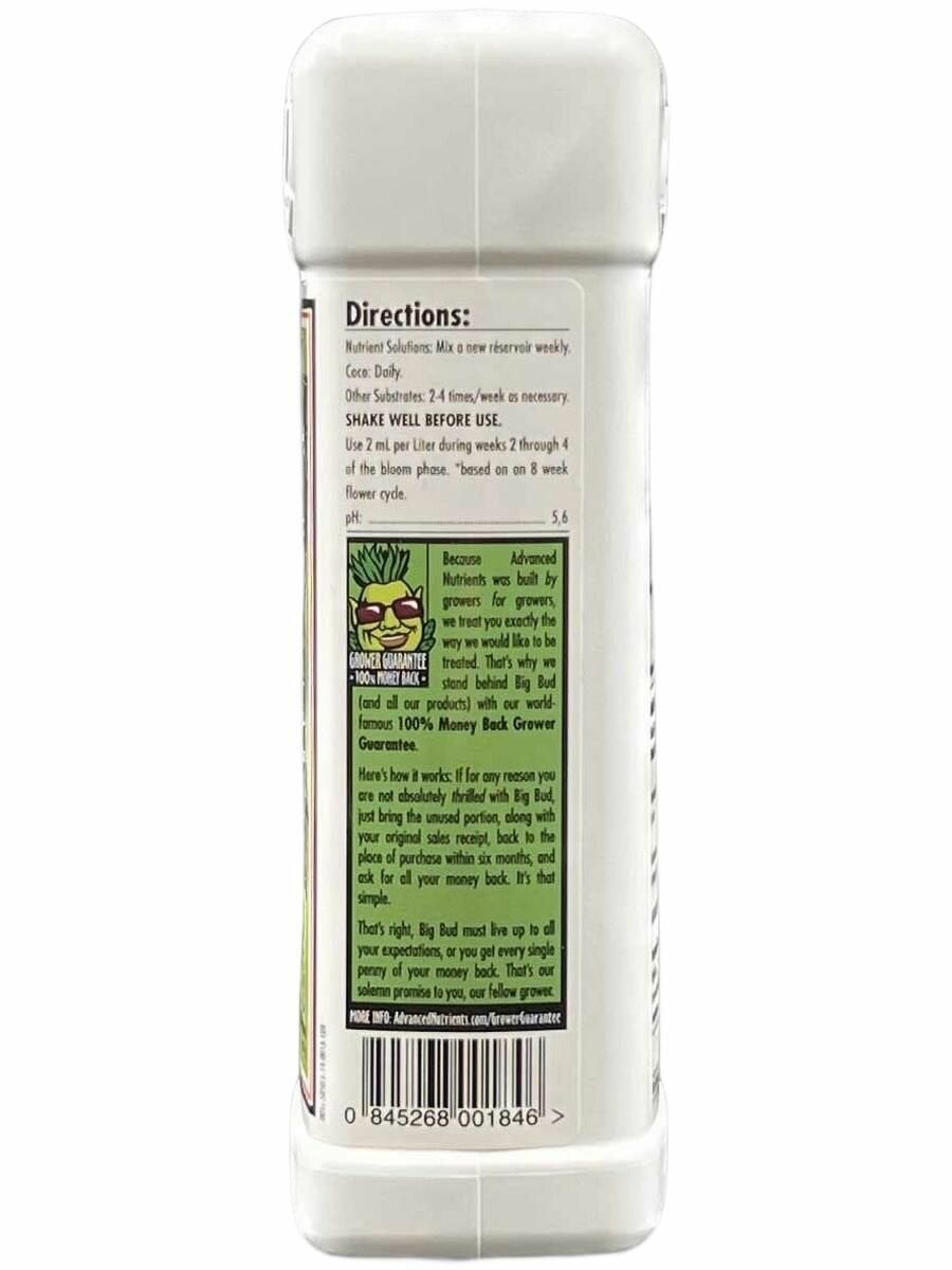 Удобрение для цветения Advanced Nutrients Big Bud Liquid, 1 л — фото 1