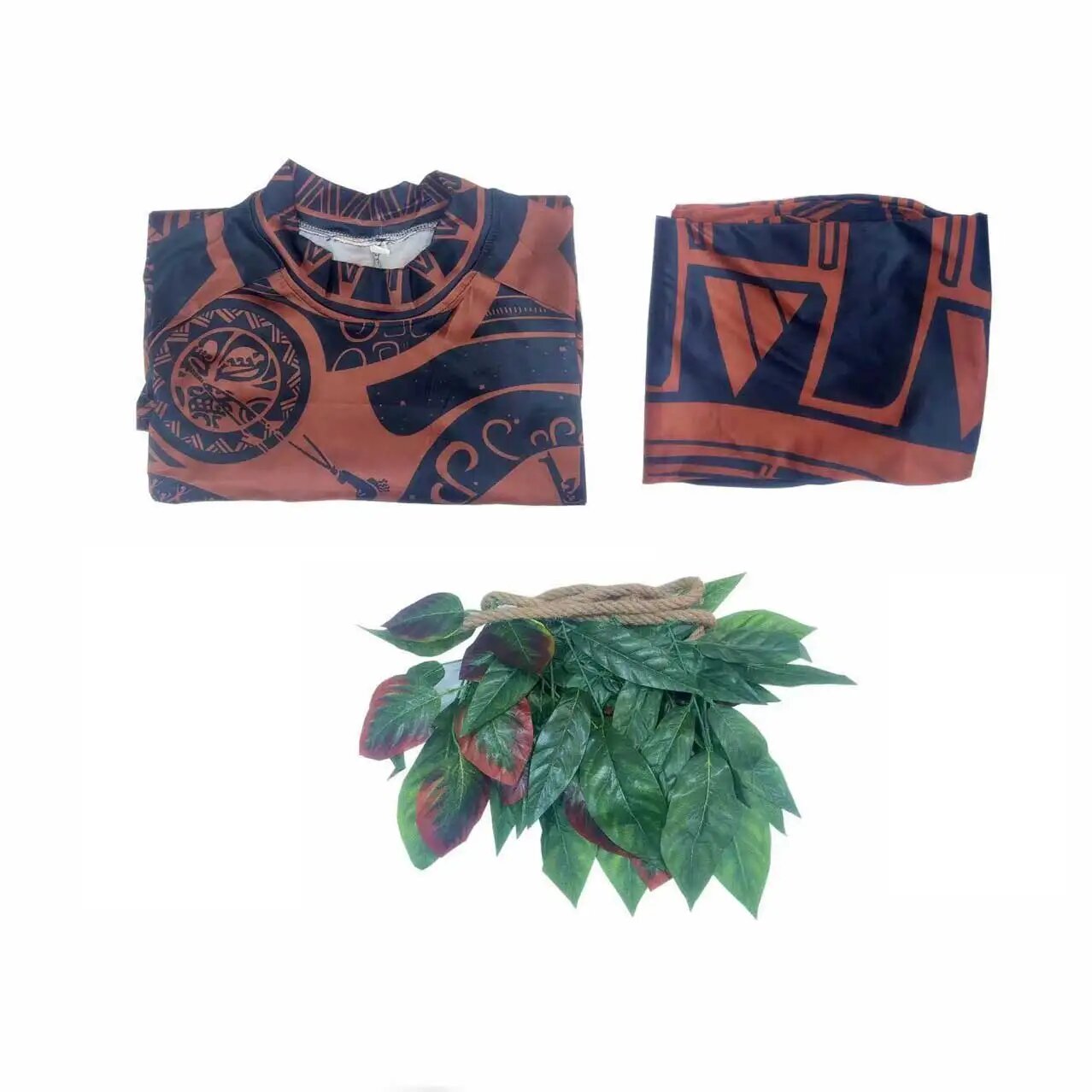 Костюм Моаны Листья Мауи OSMANLUER М, Set 5