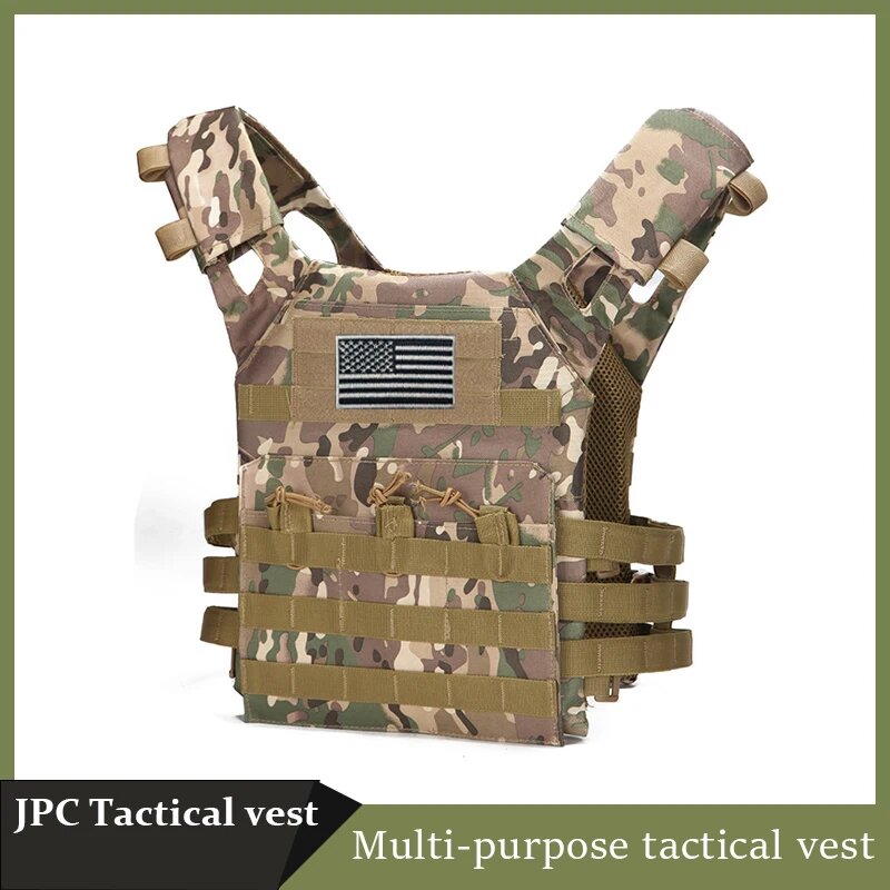 Нейлоновый тактический жилет, бронежилет, охотничьи переноски, аксессуары для страйкбола, боевые камуфляжные жилеты MOLLE