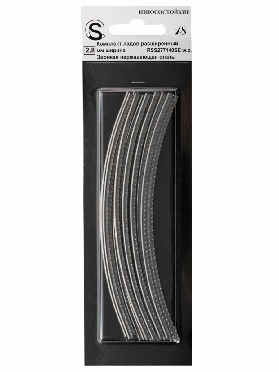 Sintoms RSS277140SEw. p. Комплект ладов из звонкой нержавеющей стали, 2.8мм, магазинная поставка