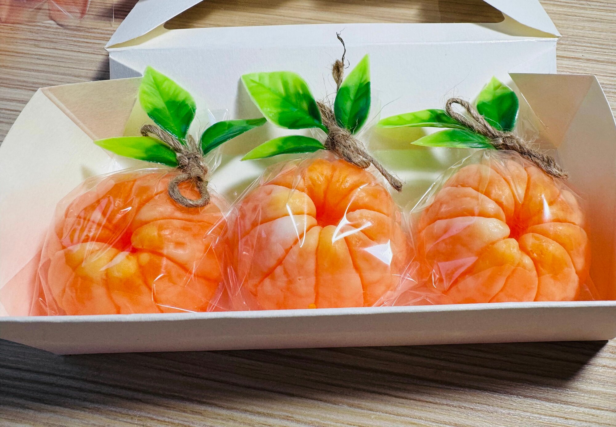 Набор мыла "Мандаринки", сувенирное мыло на новый год, 150 гр
