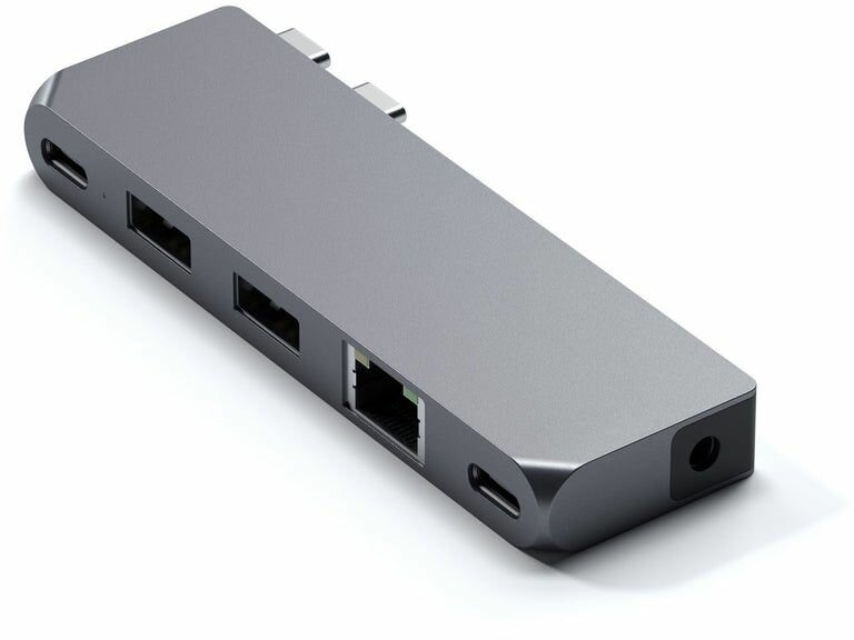 Док-станция Satechi Pro Hub Mini серый