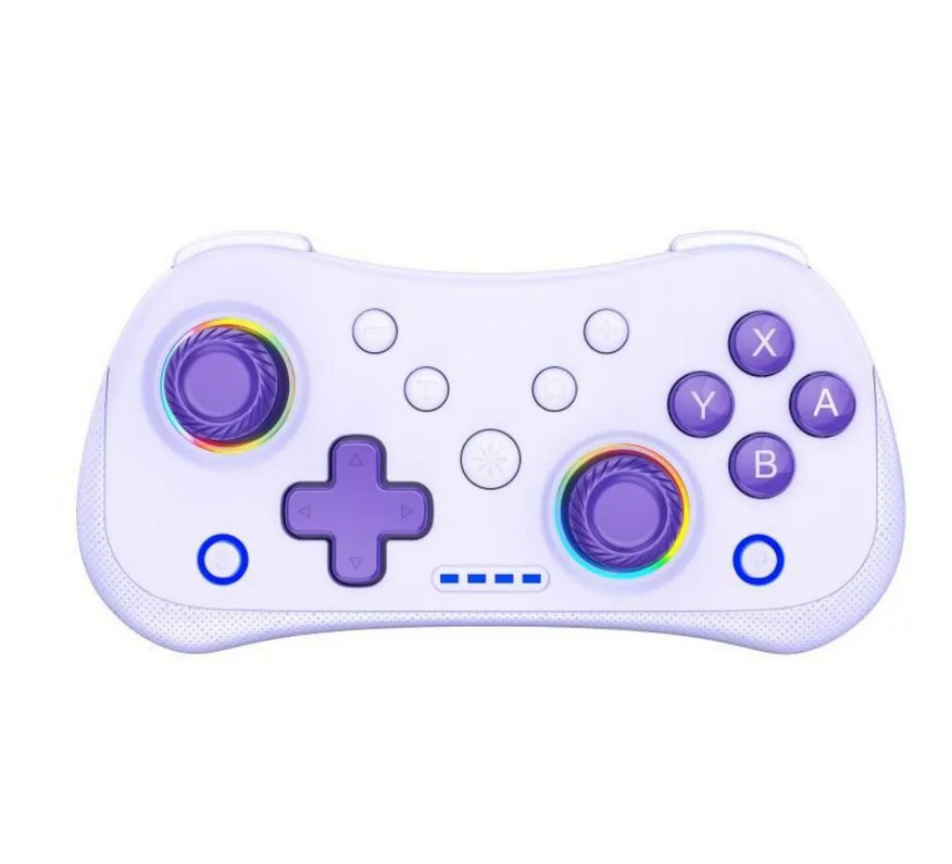 Мини Беспроводной Геймпад Для Nintendo Switch/PC/Android: Многофункциональный С RGB Подсветкой И Холловским Джойстиком