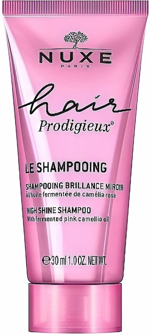 Деликатный шампунь для волос (мини-формат) NUXE Hair Prodigieux High Shine Shampoo 30ml